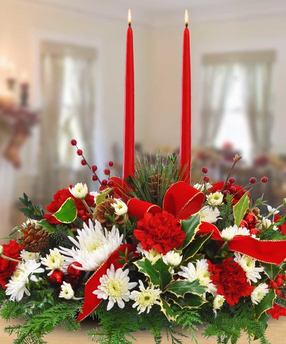 Beautiful Holiday Centerpieces at Mission Viejo - Mission Viejo